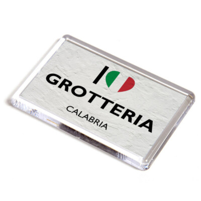 FRIDGE MAGNET - I Love Grotteria, Calabria - Italy | eBay Australia