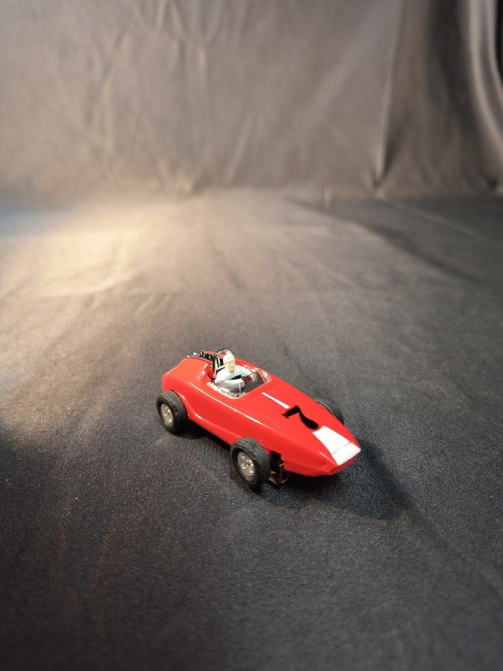 RARE Vintage Aurora TJET #1361 Lucky #7 Red Grand Prix Racer HO Slot ...