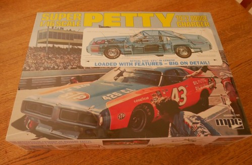 MPC Petty 1973 Dodge Charger Model Kit - 1/16 Scale - New in Sealed ...
