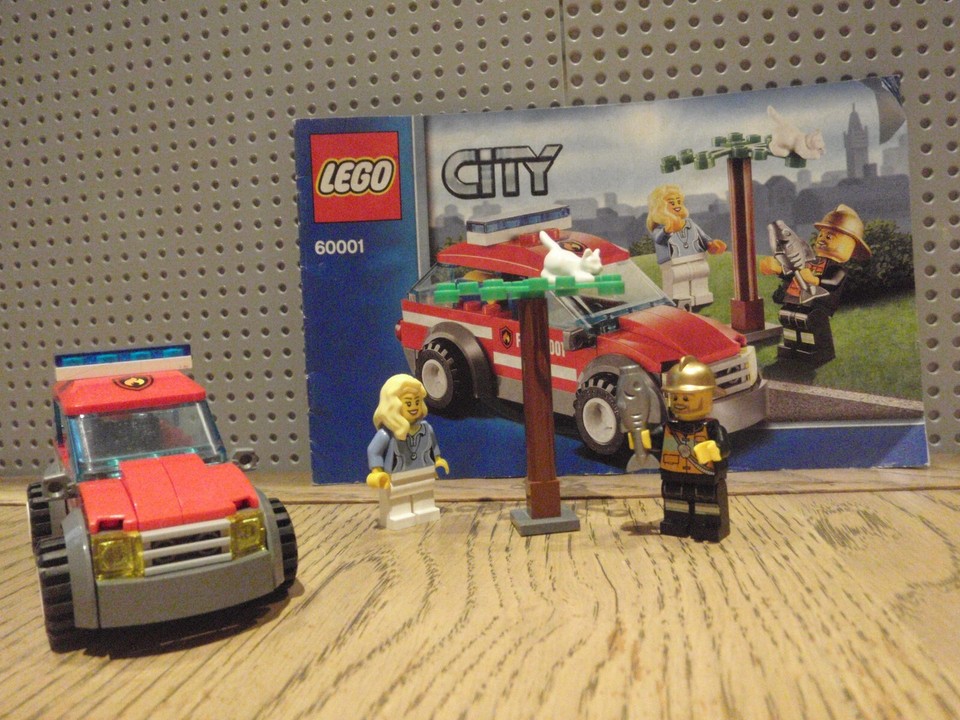 Lego City 60001 Fire Chief Car (100% Complete) Car | eBay UK