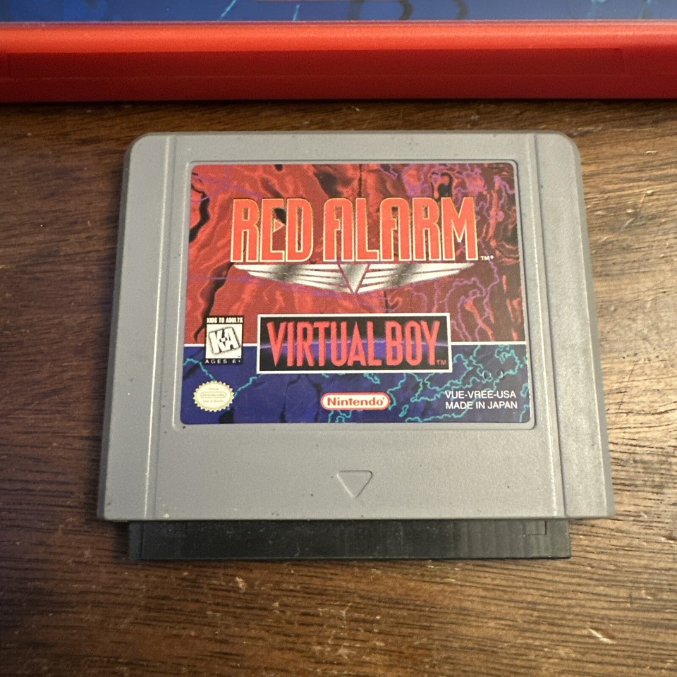 Red Alarm (Nintendo Virtual Boy) Game Cartridge Tested - Authentic ...