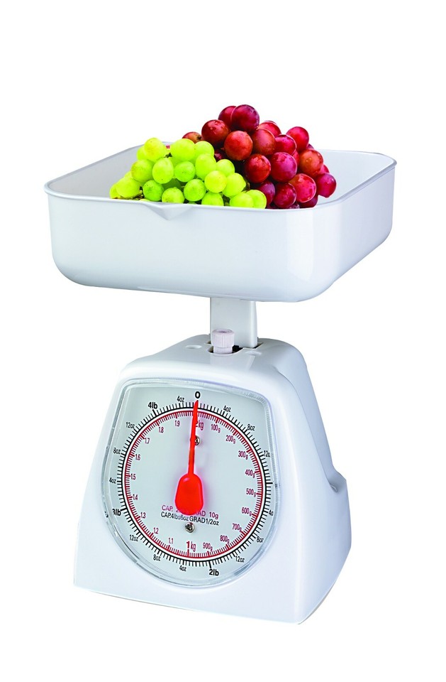 Mini Dial Kitchen Food Scale Weight Capacity 5 kg (11Lb) Pink/White ...