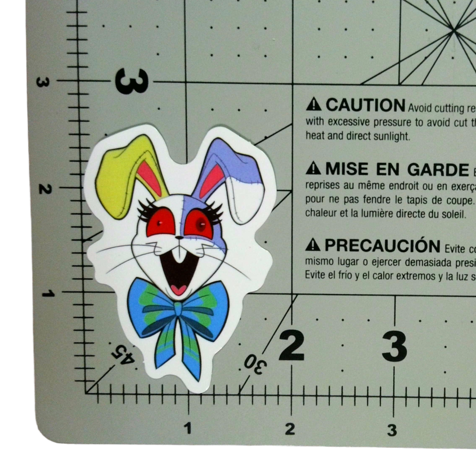 FNAF Five Nights at Freddys Vanny Head Bowtie Glossy Sticker | eBay