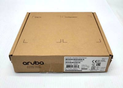 Aruba 501 Wireless Client Bridge w/ 2x Antenna J9835A complete NEW ...
