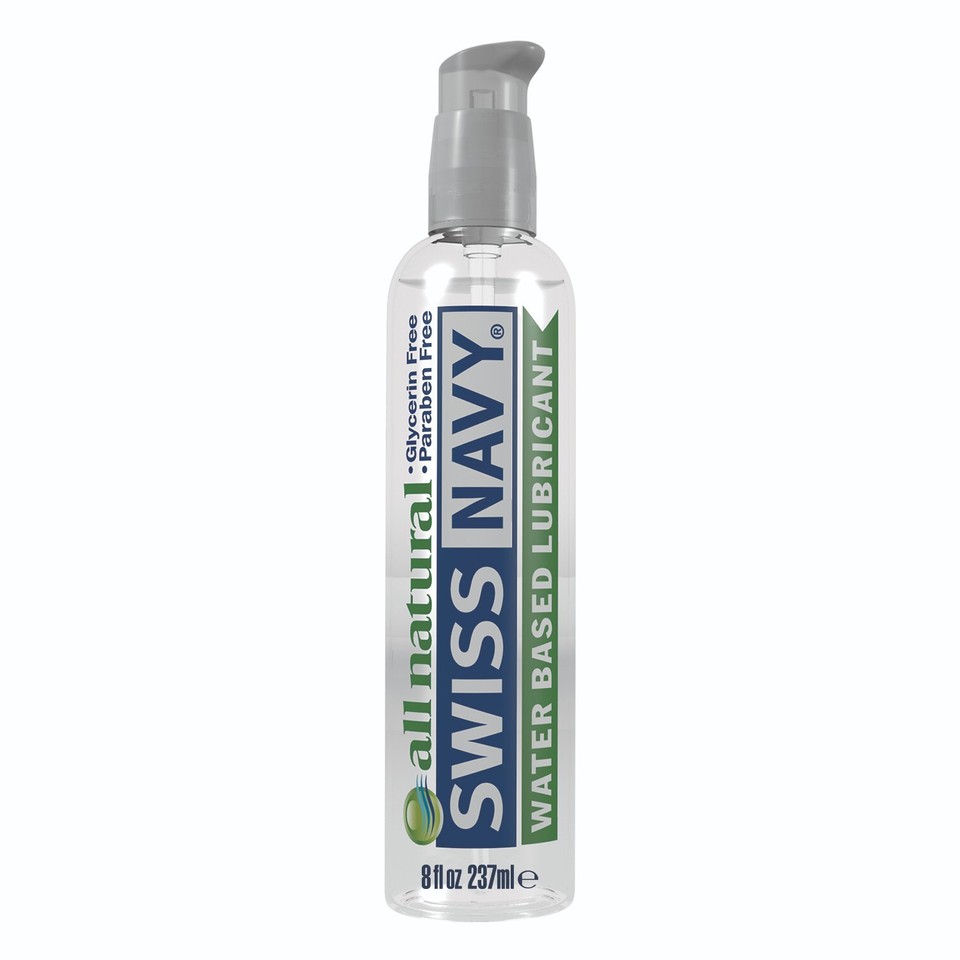 Swiss Navy Natural Water-Based Lubricant Premium Personal Lube Long ...