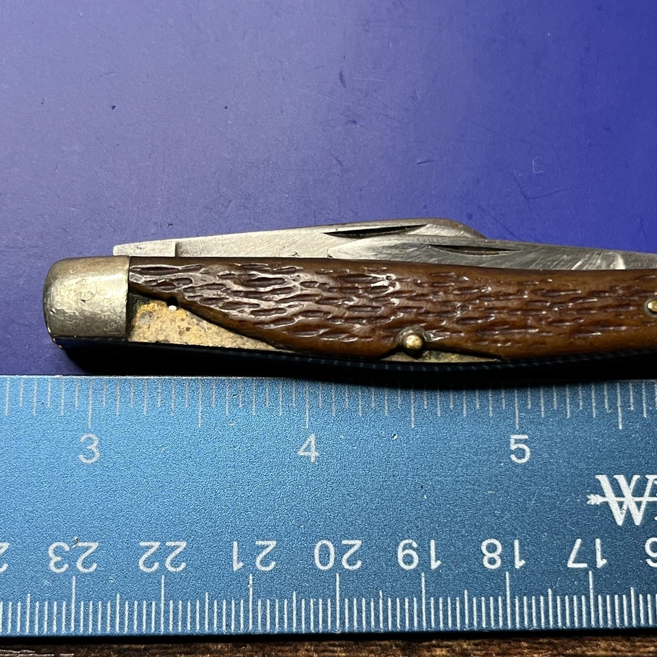 Vintage Queen Steel Stockman Folding Pocket Knife | eBay