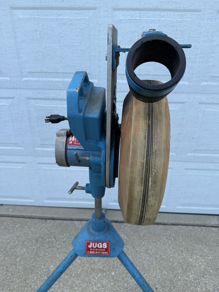 Jugs Jr Pitching Machine ( Softball Pitching Machine) on Tripod Stand ...