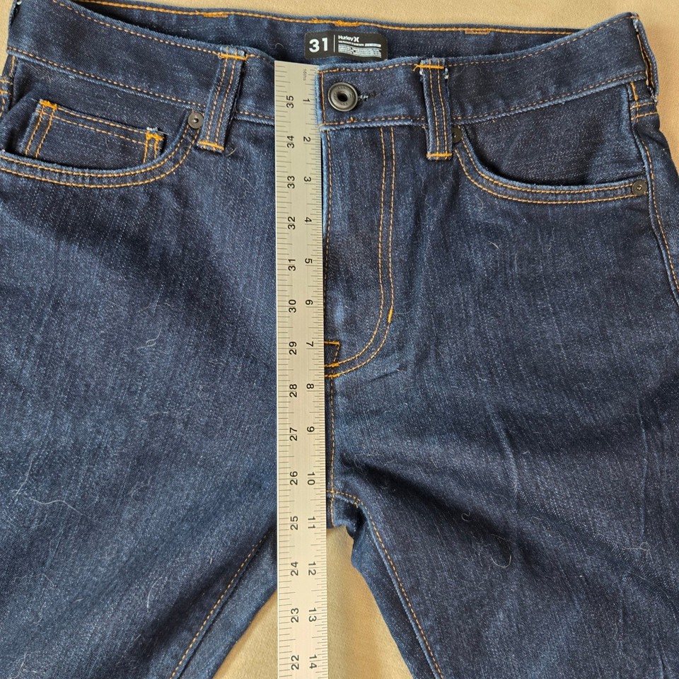 Hurley E6577-00 Dark Wash Denim Jeans Men's Size 31x30 Straight Leg ...