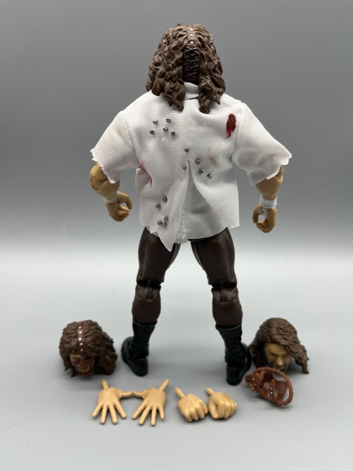 WWE Custom Hell In Cell Ultimate Edition Mankind Figure Mattel King of ...