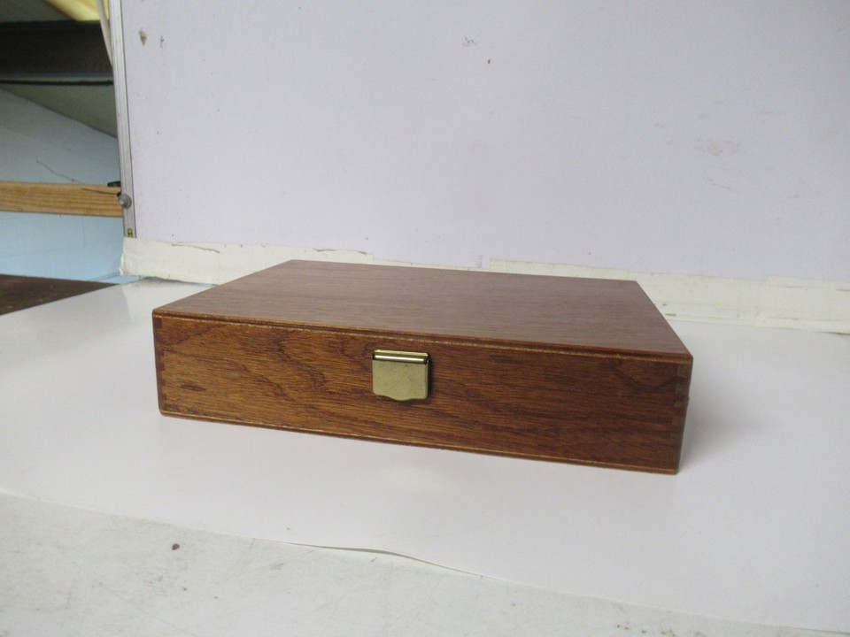Vintage Wooden 35mm Slide Storage Case Box – Holds 175 Photo Slides ...
