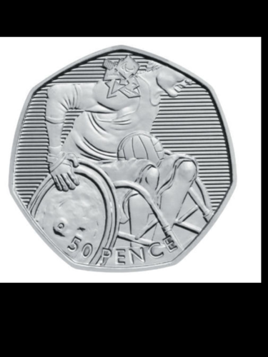 British Olympic 50p coin(WHEELCHAIR RUGBY) | eBay