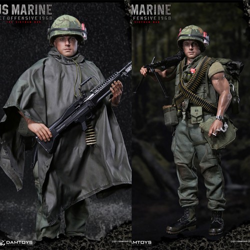 USMC DAM US Marine Corps DAMTOYS TET OFFENSIVE 1/6 Scale Action Figure ...