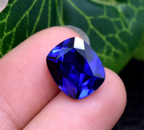 Unheated 6.78Cts Natural Mined Blue Sapphire 9X11mm CUSHION SHAPE VVS ...