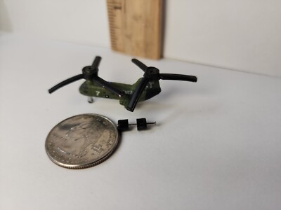 Galoob Micro Machines MINI CH-47 Chinook - Marines - Olive Green ...