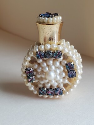 Trickettes Wiesner Miami Perfume Bottle Mini Faux Pearls and ...