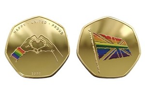 LGBT / Gay Pride Gold Plated Commemorative Coin - Colour Printed | eBay