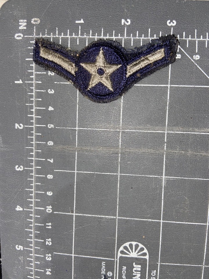 United States Air Force Airman Amn Rank Patch Insignia E-2 E2 Blue USAF ...