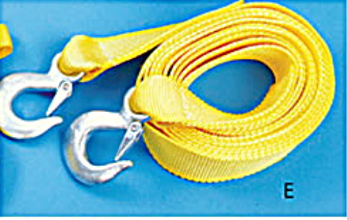 Dynachrome 15,000 lb Tow Strap 15 Feet long 2 Inch Wide Webbed Nylon ...