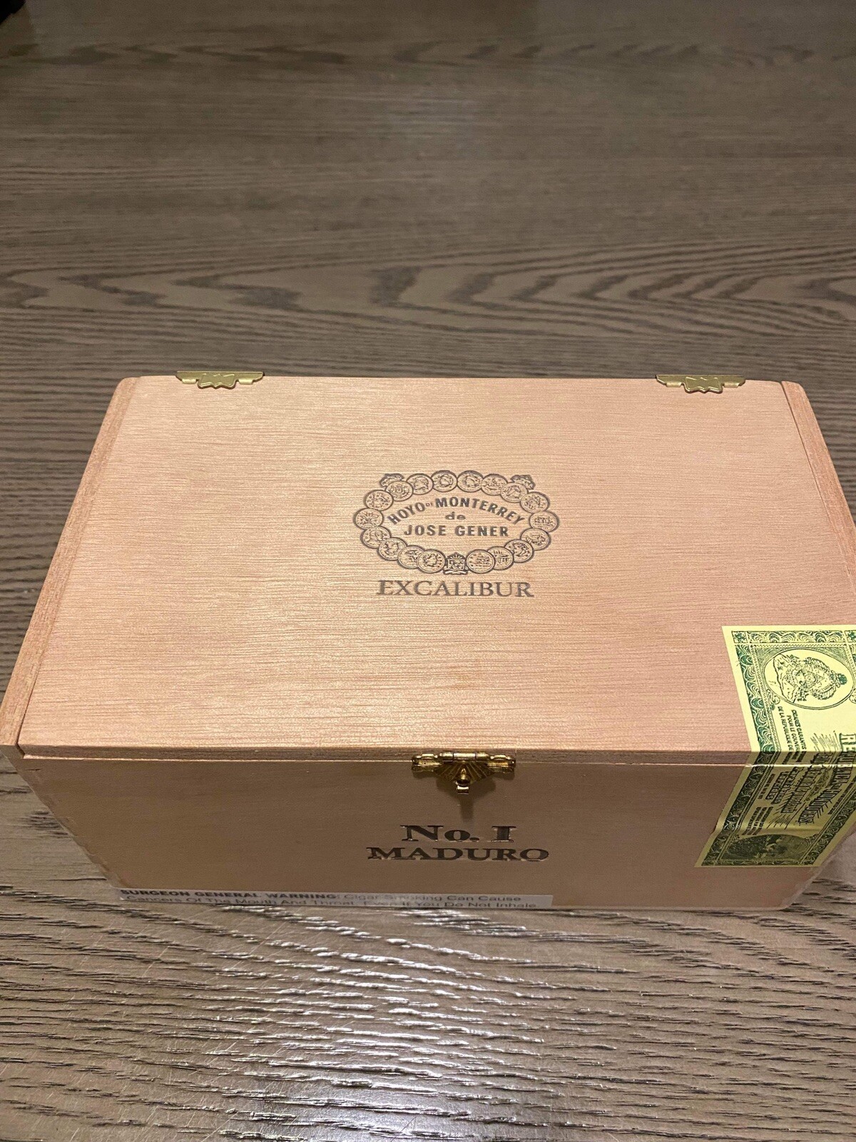 Vintage Hoyo de Monterrey de Jose Gener Excalibur No 1 Handmade Wooden ...