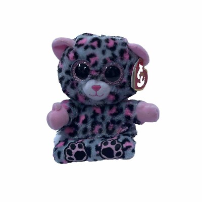 Ty Beanie Boos - PEEK-A BOOS TRIXI THE LEOPARD CAT 4" PHONE HOLDER NEW ...