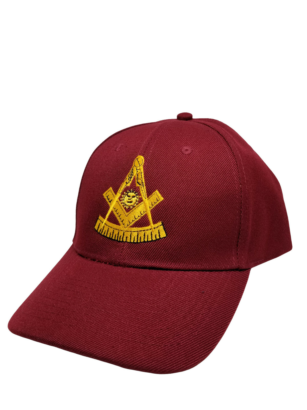PAST Master Mason Baseball Cap Freemasons Maroon Masonic Hat Masons ...