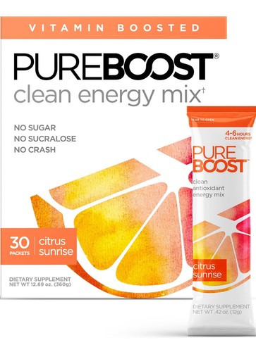 Clean Energy Booster, Refreshing Energy Drink Mix with B12 Vitamins ...