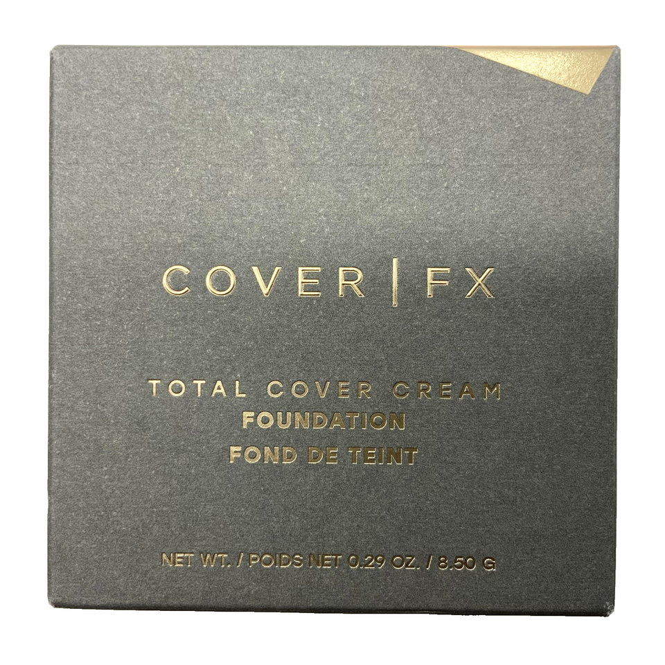 Cover FX Total Cover Cream Foundation M1 /Medium Light Neutral w Sponge ...
