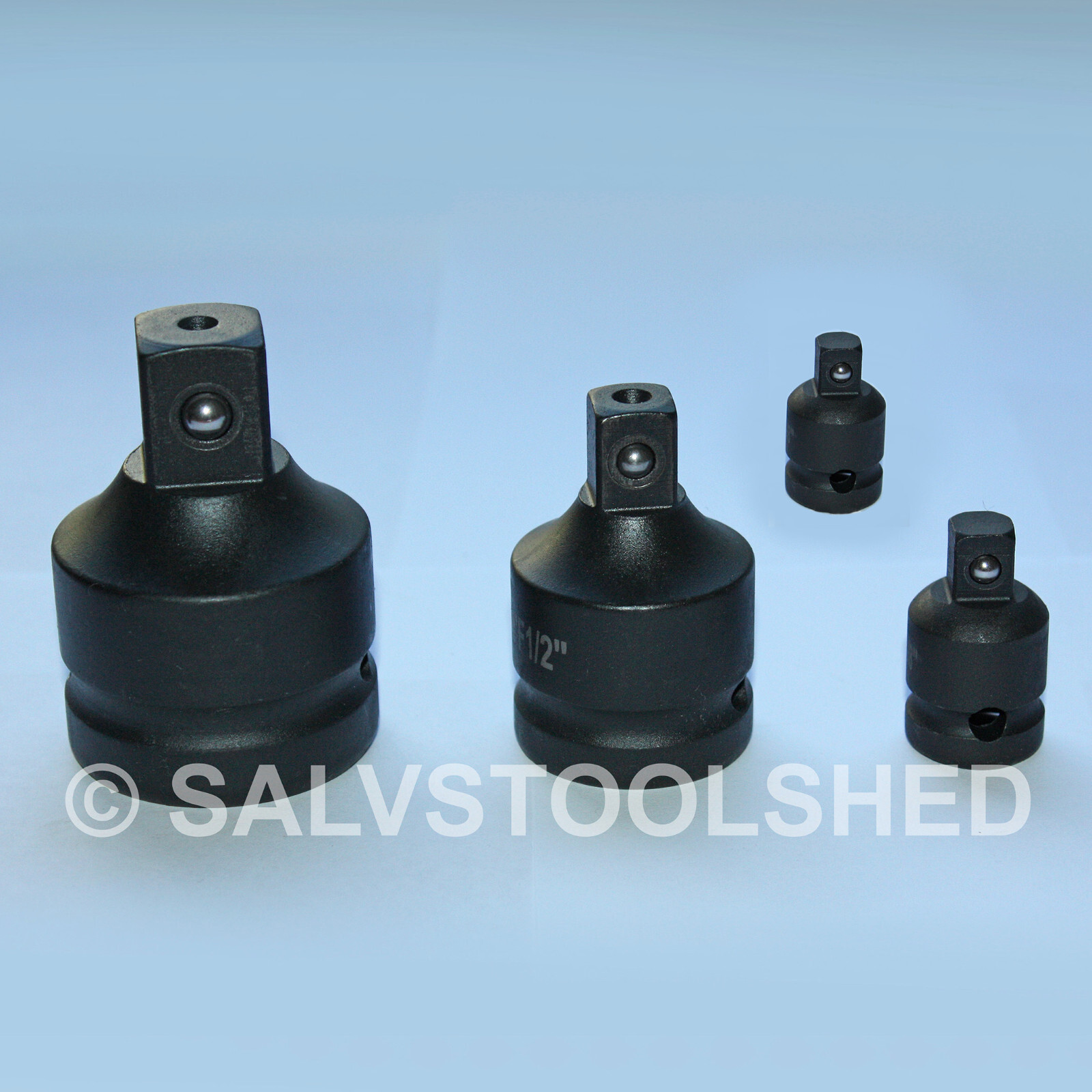 Impact Socket Adaptor Set Ratchet Drive Increaser Reducer Adapters 6 or ...