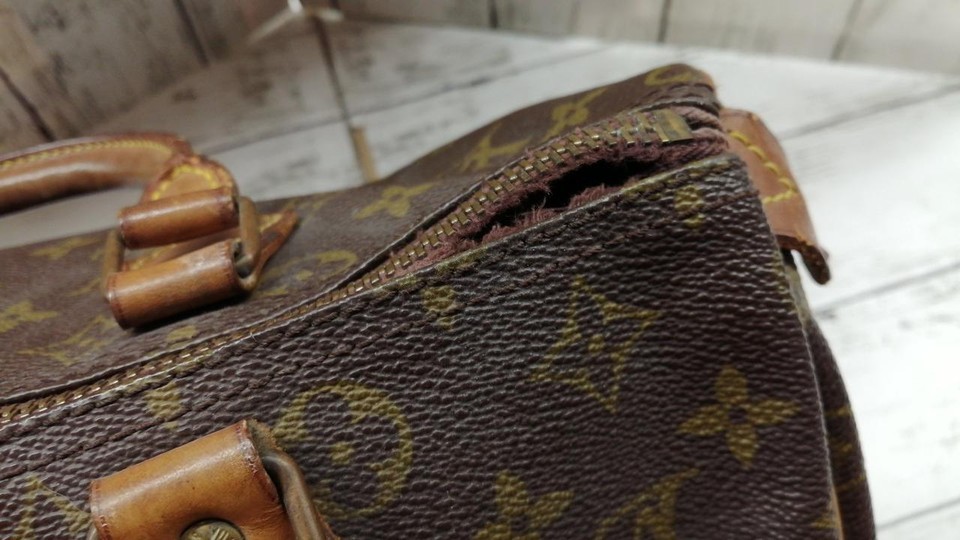 Louis Vuitton Monogram Speedy 30 Boston Bag M41108 Brown Gold Hand Bag ...