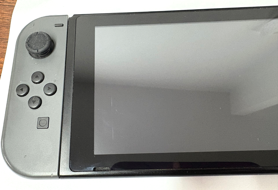 Nintendo Switch V1 Handheld System - Gray Joy-Cons - Charger - Great ...