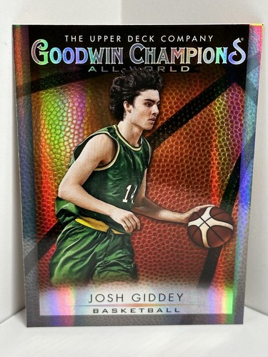 2021 Upper Deck Goodwin Champions #GB-14 Josh Giddey All-World ...