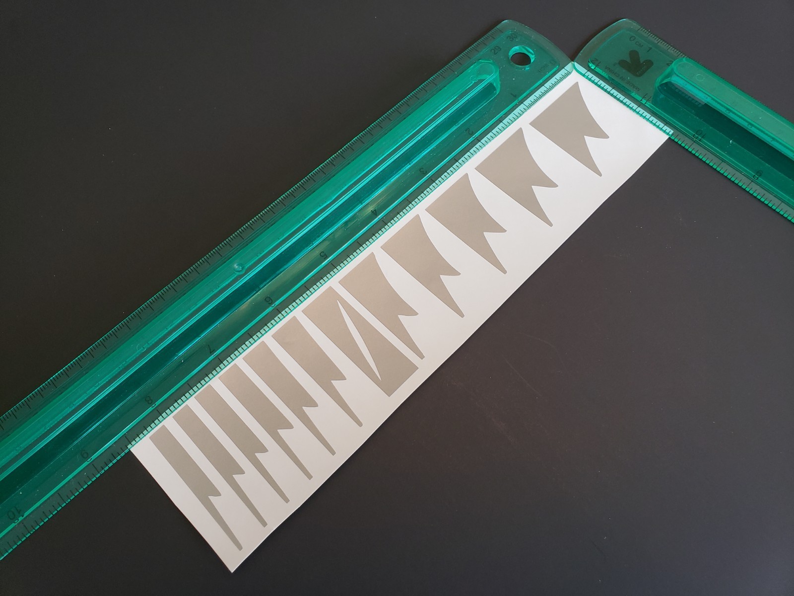 Shark Fins #1 Fretboard Markers Vinyl Decals Inlays for Any Guitar 30 ...