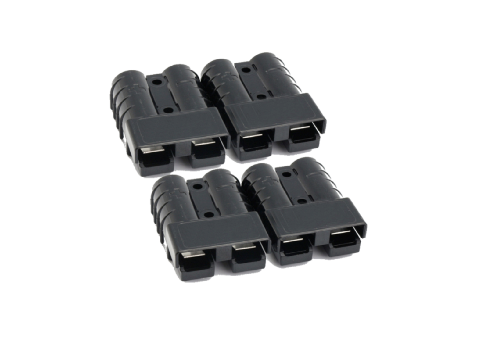 2X 50A Black Anderson Style Plug Connector DC Power 50AMP Solar Caravan ...