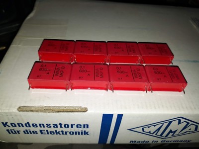 20pcs GENUINE WIMA TUBE AMP MKP10 0.1uF 100nF 630V AUDIO MKP caps! 27 ...