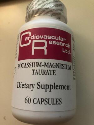 Cardiovascular Research - Magnesium-Potassium Taurate, 60 Capsules Exp ...