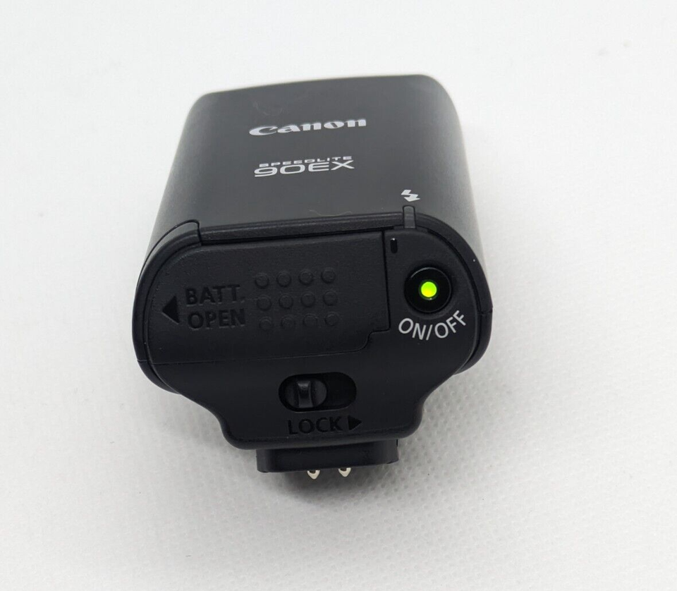 Canon Speedlite 90EX COMPACT Flash for Canon EOS-M Camera DSLR mint ...