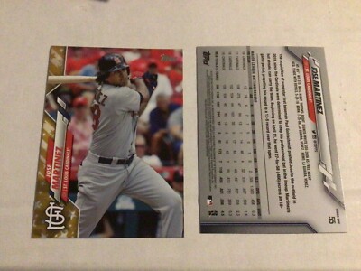 Jose Martinez Cardinals card #55 - 2020 Topps Gold Star Parallel | eBay
