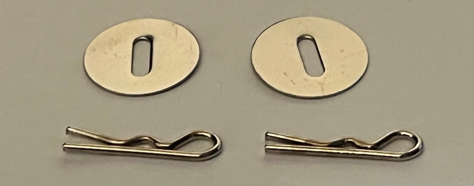 WASHERS AND TOGGLES FOR UNIFORM JACKETS, 2 PAIR/LOT, SILVER COLOR | eBay