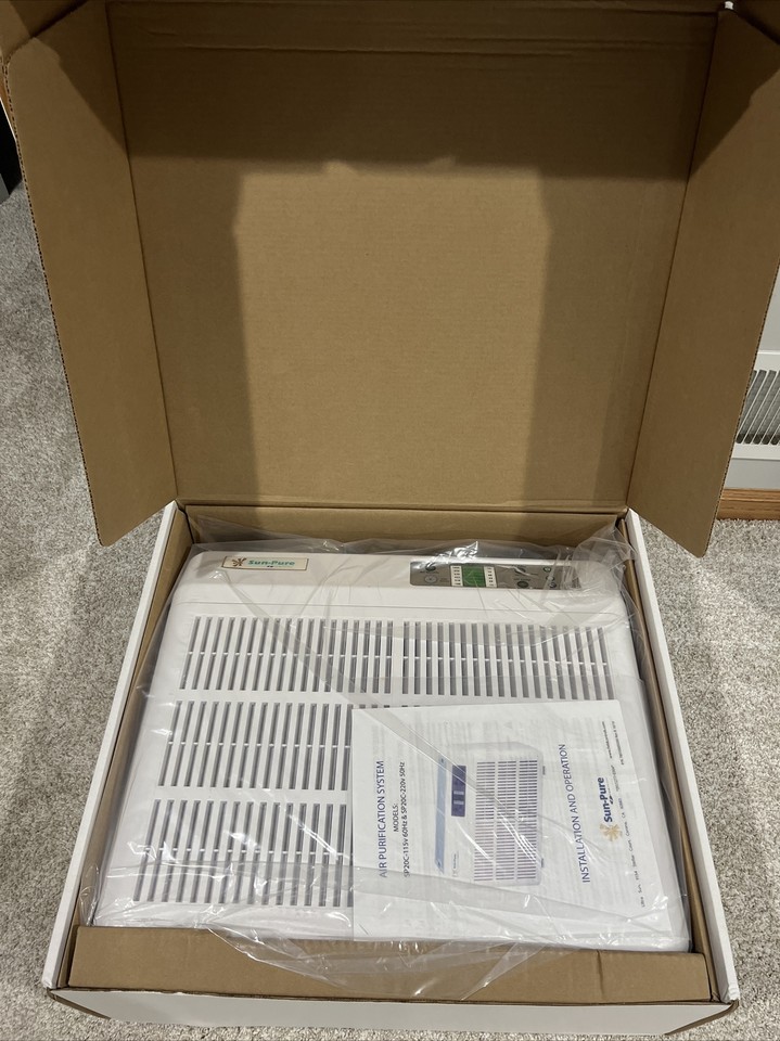 NEW Ultra-Sun Sun-Pure SP-20C Field Controls UV HEPA VOC Air Purifier w ...