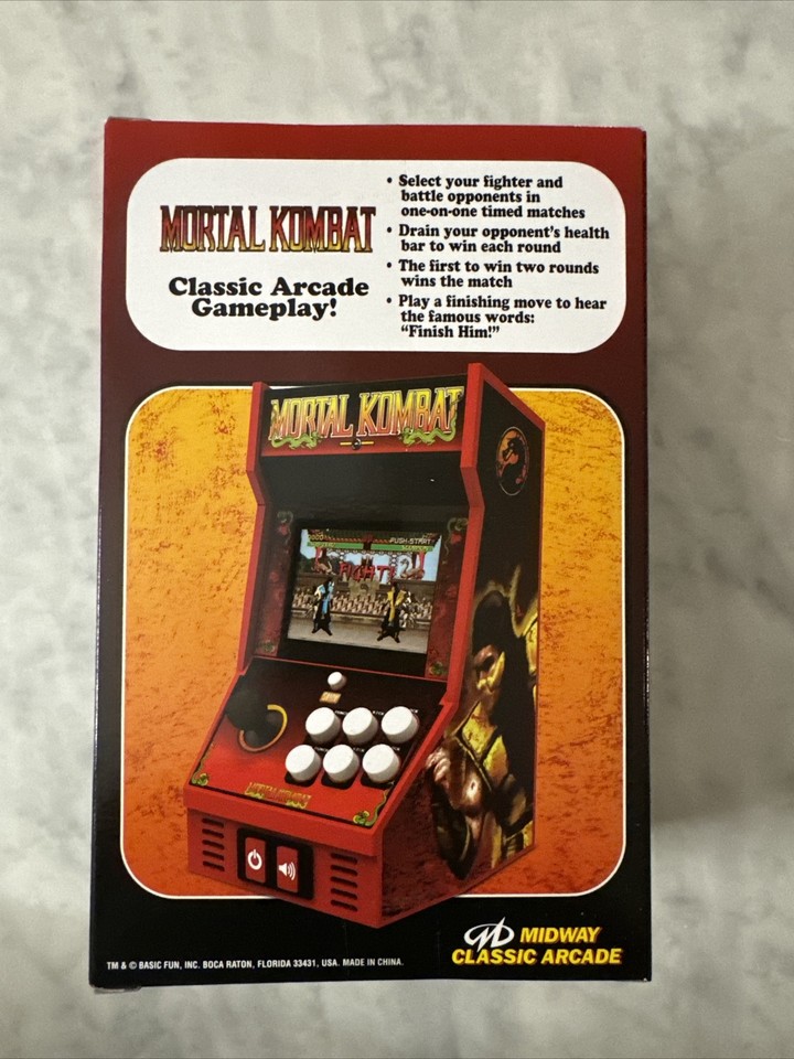 Brand New Mortal Kombat Arcade Machine Handheld Classics Game Color ...