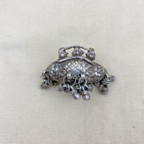 Antique Silver Talisman Amulet from India | eBay