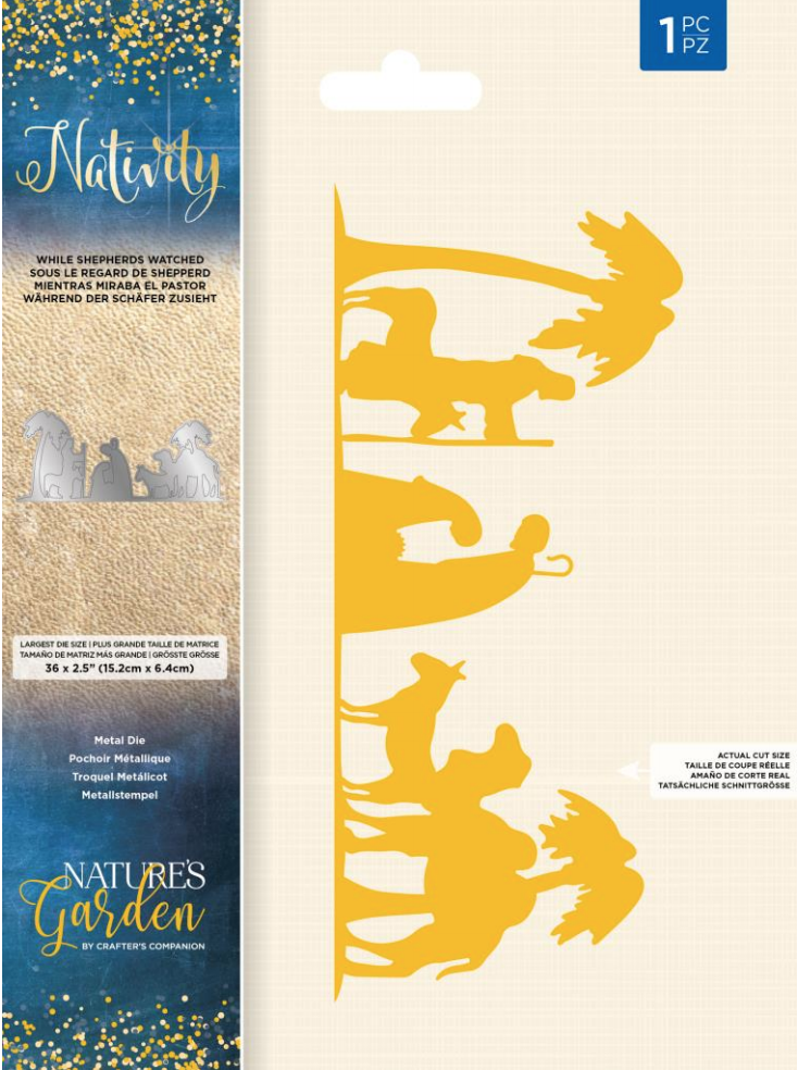 Nature's Garden NATIVITY - by Crafters Companion - Dies, folders ...