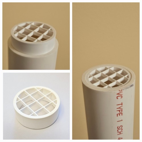 Unique - All Plastic Mesh Screen for Inside PVC Pipes, Many Sizes | eBay