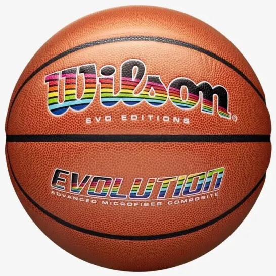 wilson evolution basketball 29.5 EVO EDITION TECHNICOLOR Limited ...