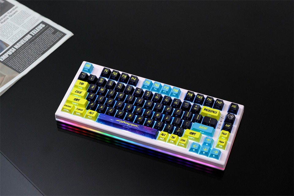 PBT Cyberpunk Theme Keyboard Keycaps Cherry Profile Set For MX | eBay