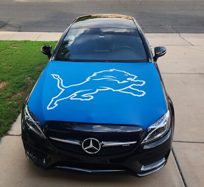 Detroit Lions Auto Hood Cover | Sports Flags | Hood Flags | NFL Flags ...