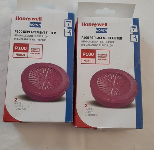 Honeywell P100 Replacement Filters New 2 Boxes (4 Filters) 883940286693 ...