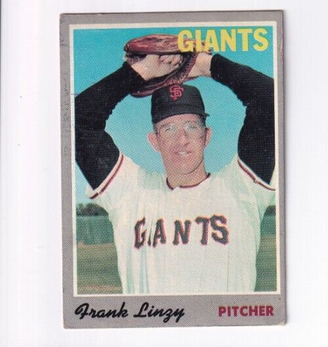 Frank Linzy 1970 Topps MLB Card #77 Set Filler | eBay