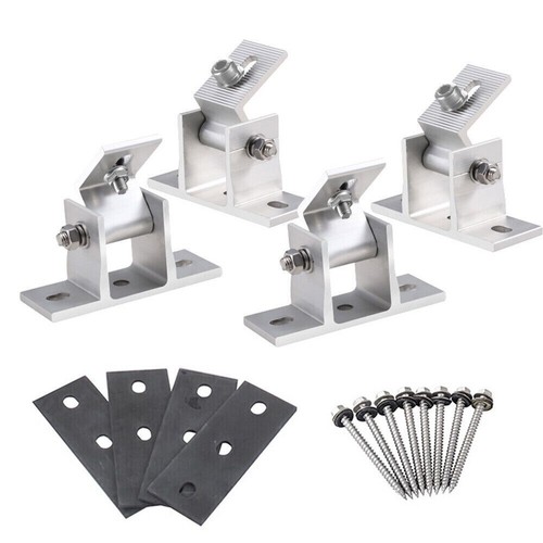 Solar Panel Foot Mount Aluminum Alloy For Roof Mount Photovoltaic ...