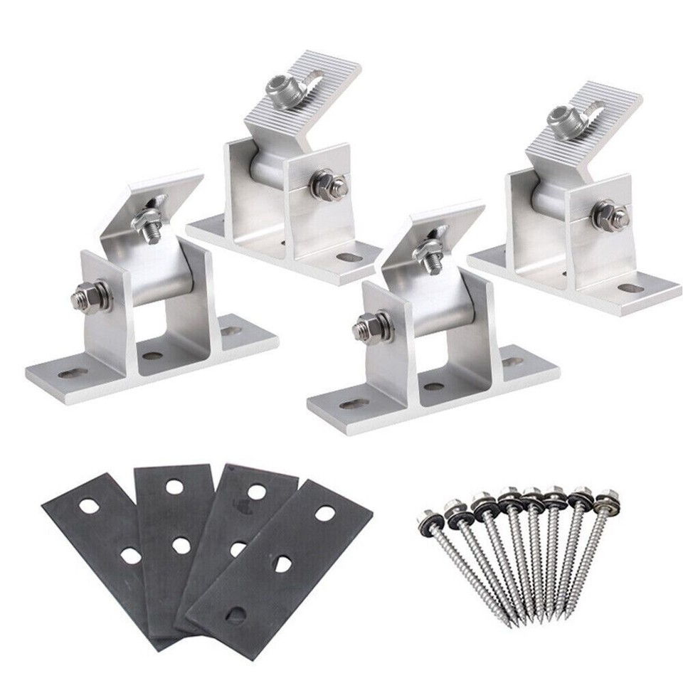 Solar Panel Foot Mount Aluminum Alloy For Roof Mount Photovoltaic ...